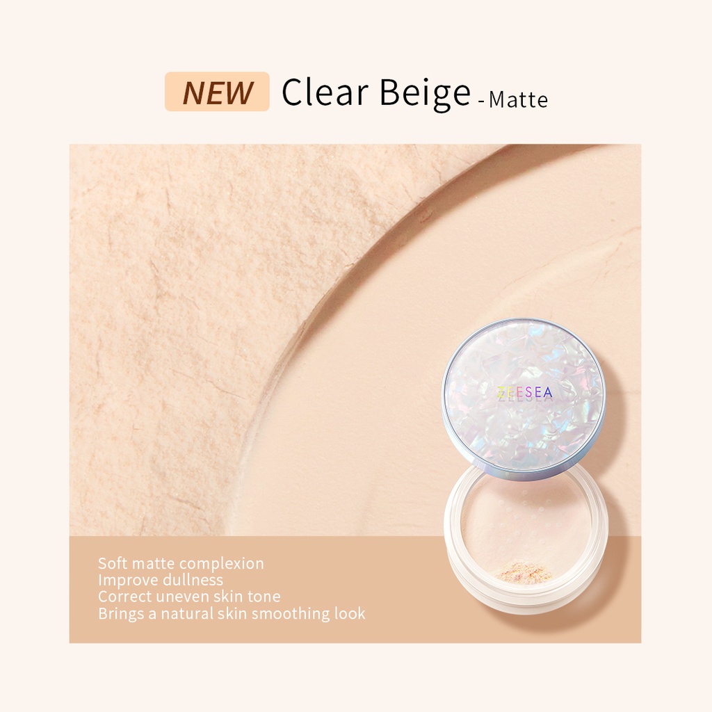 ZEESEA Shell Series "Zero" Powder Loose Powder Oil Control Waterproof Long-lasting Colored ...