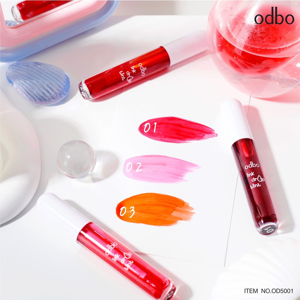 OD5001 ODBO INK DROP TINT Liquid Lip Easy To Apply With A Dipping ...
