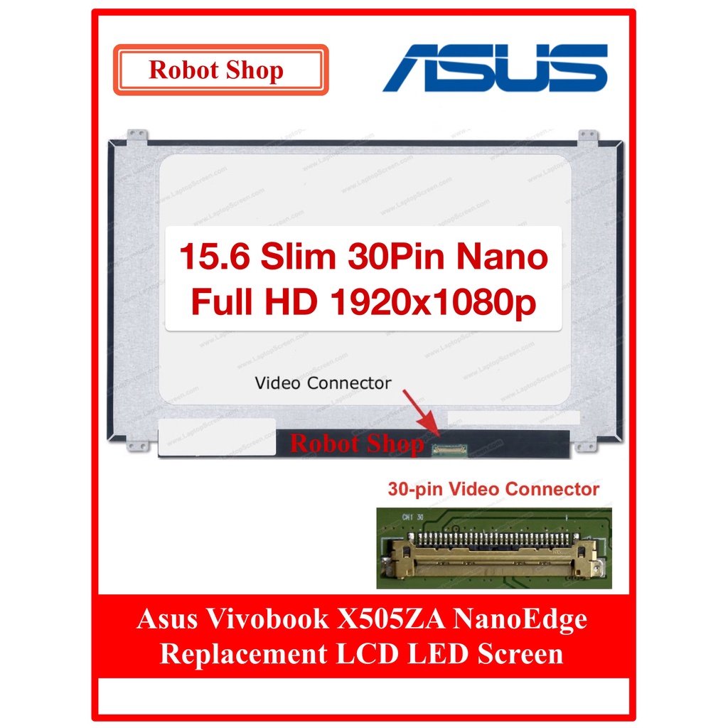 Asus VivoBook X505ZA NanoEdge display Full HD IPS Screen | Shopee ...