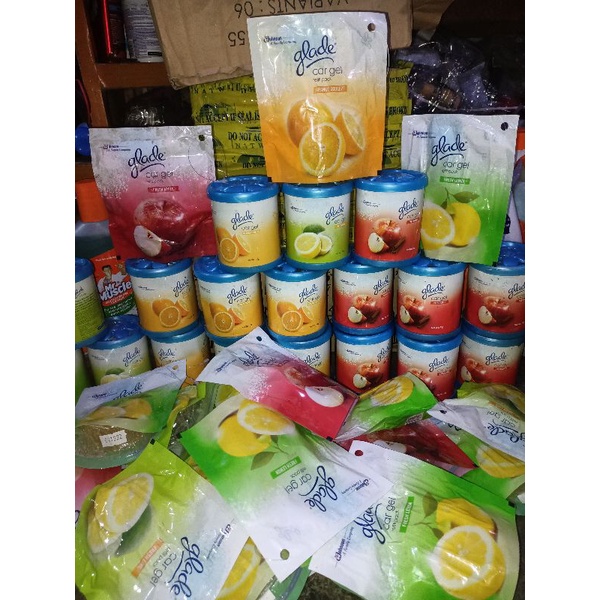 glade car gel 70g and refill | Shopee Philippines
