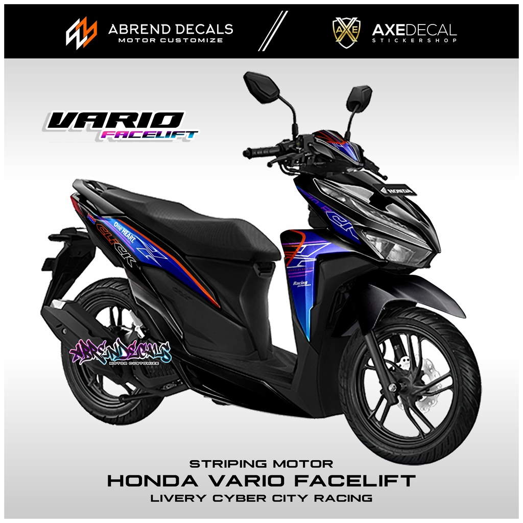 Striping Vario Facelift Livery Cyber City / Honda Vario 125/150 ...