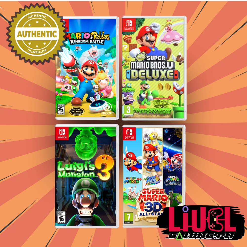 Super Mario | Mario Bros | Luigi Nintendo Switch Games Used (Good ...