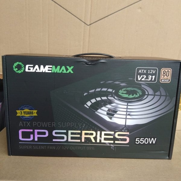 Gamemax GP 550w Power Supply | Power Supply Game Max 80 Plus Bronze | Psu Game Max 550 watt ...