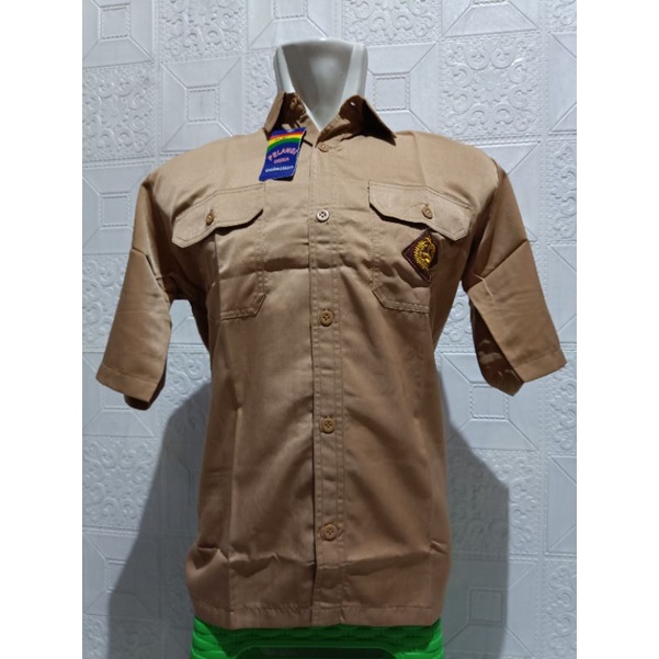 Boys' SHORT SLEEVED SCOUTING CLOTHES/SNI SCOUT CLOTHES/SCOUT UNIFORM ...