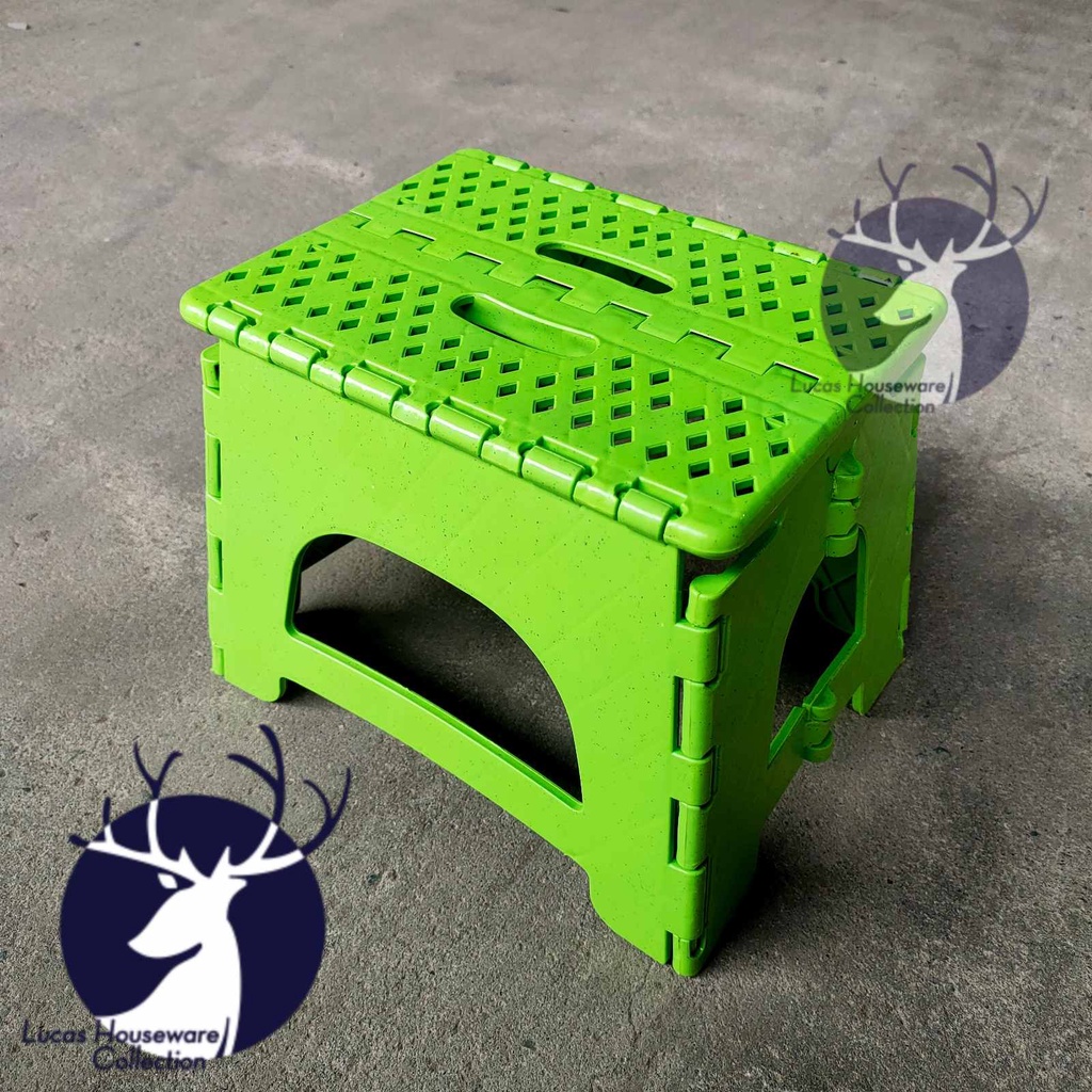 FOLDING PLASTIC STOOL / MULTI FUNCTIONAL STEP STOOL / MINI CHAIR ...