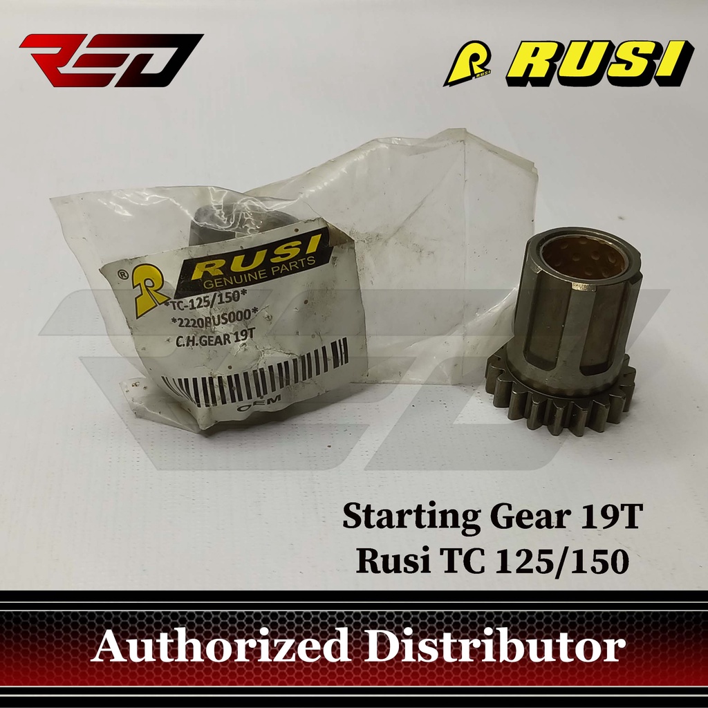 Starter Gear 19T Rusi125 Rusi150 Rusi Original Parts | Shopee Philippines
