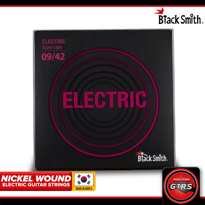 Blacksmith Nickel Round Wound Electric Guitar Strings with Treated ...