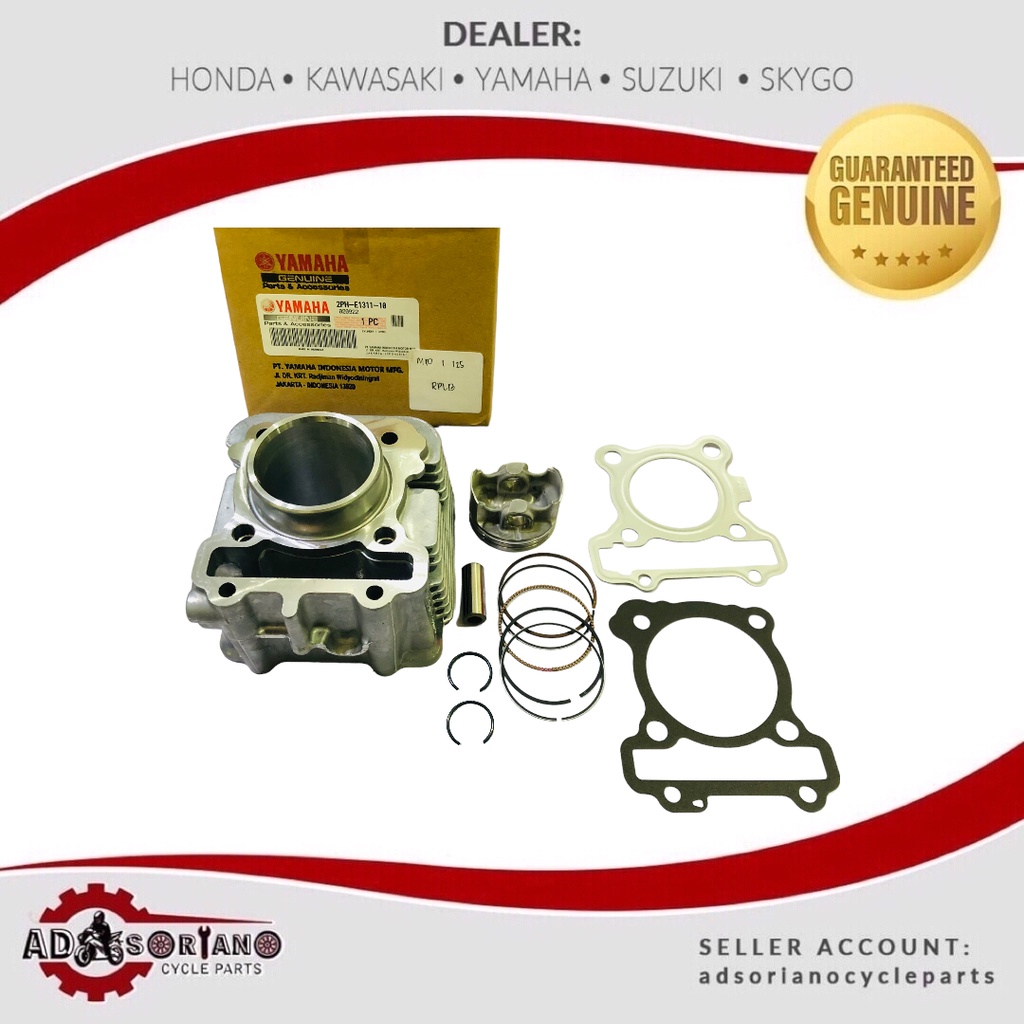 YAMAHA MIO i125 SOUL i125 CYLINDER BLOCK PISTON SET | Shopee Philippines