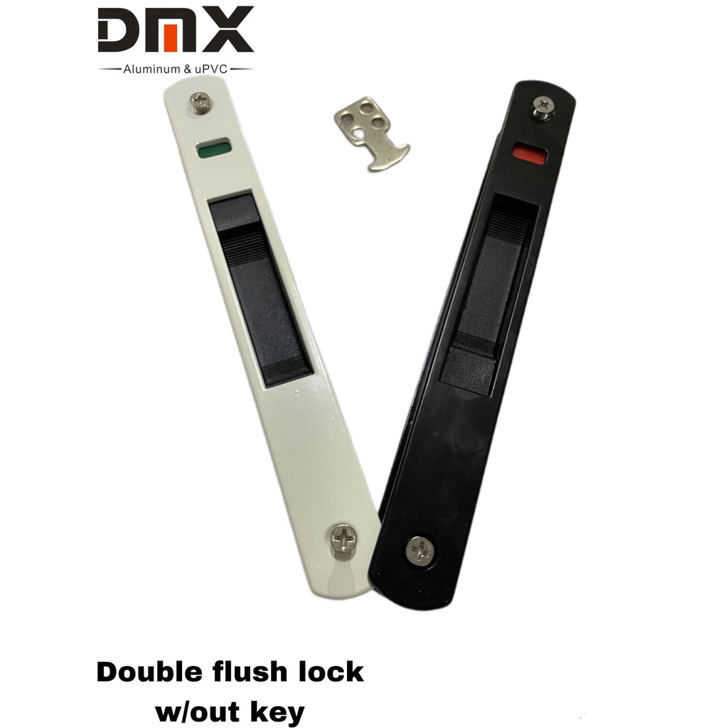 DMX DOUBLE FLUSH LOCK W/O KEY FOR SLIDING WINDOW(AA-40) | Shopee ...