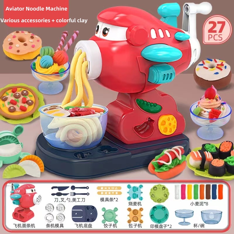Flying home clay spaghetti machine Children's clay crafting Play-Doh ...