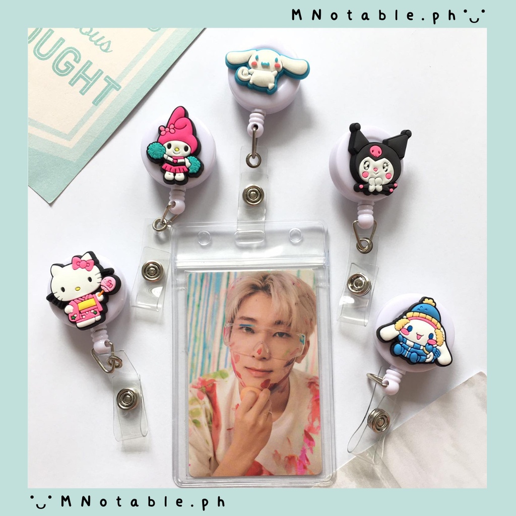 MNotable Sanrio ID Badge | Retractable ID Card Clips | Shopee Philippines