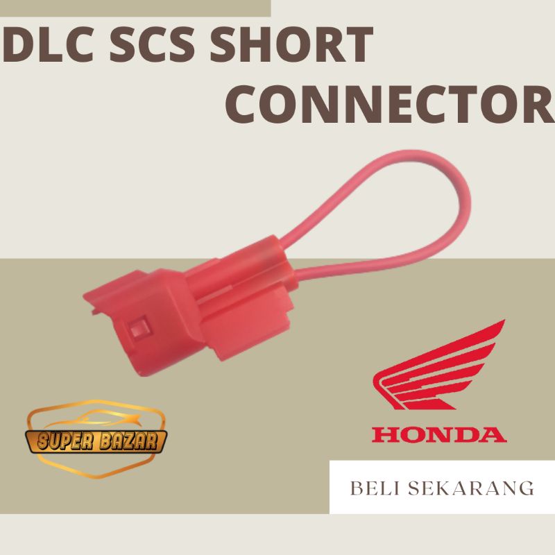 MERAH Dlc SCS Short Connector red manual reset tool for honda injection ...