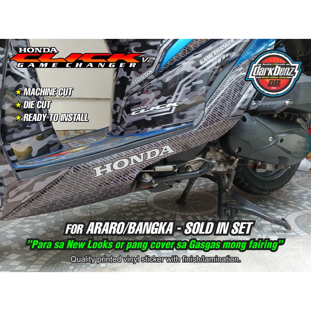 Honda Click Version 2 & 3 New Araro Concept Quality Printed Sticker ...
