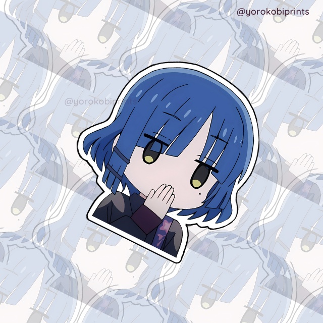 Ryo Yamada - Bocchi the Rock! - Waterproof Laminated Vinyl Stickers for ...