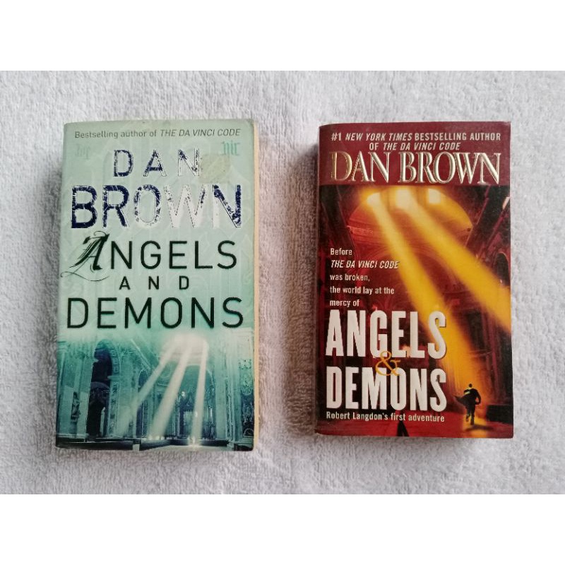 DAN BROWN books - ANGELS & DEMONS (PRELOVED) | Shopee Philippines