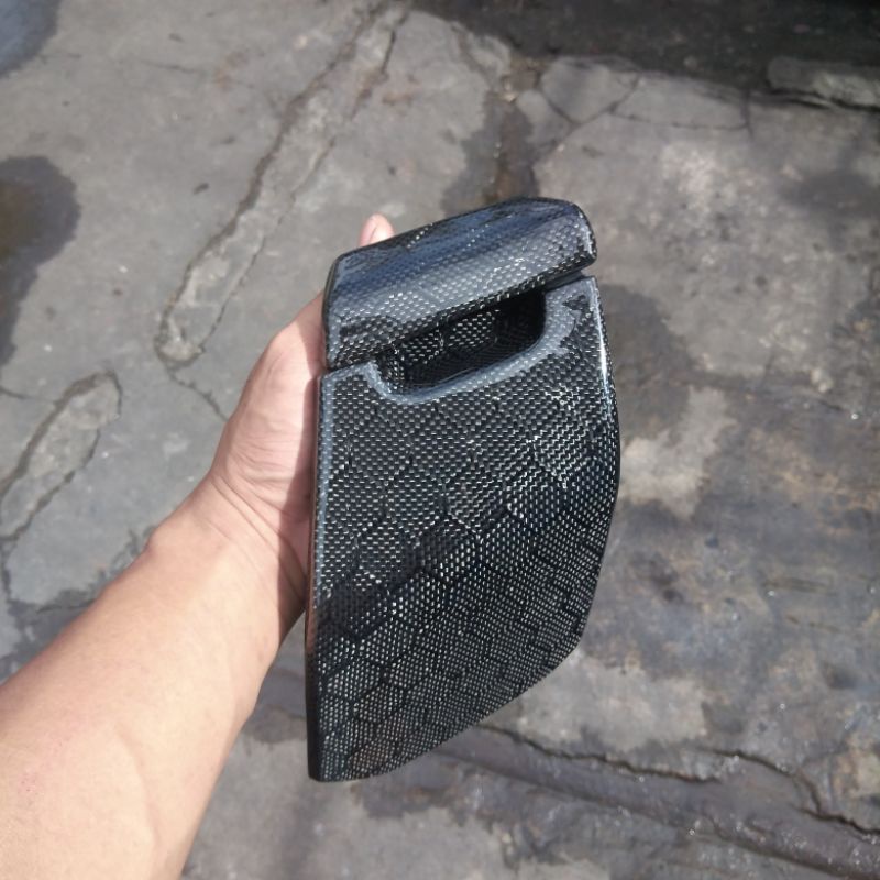 NMAX V2 CARBON RIGHT SIDE POCKET CARBON FIBER HONEY COMB | Shopee ...
