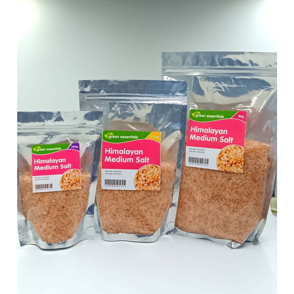 Pink Himalayan Medium Coarse Salt 250g/500g/1kg | Shopee Philippines