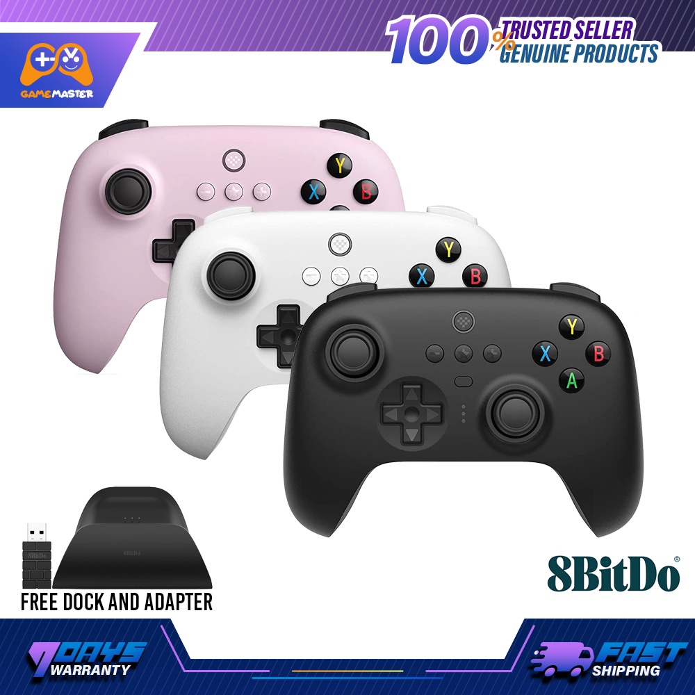 8Bitdo Ultimate 2.4g Wireless Controller with Charging Dock for Windows ...