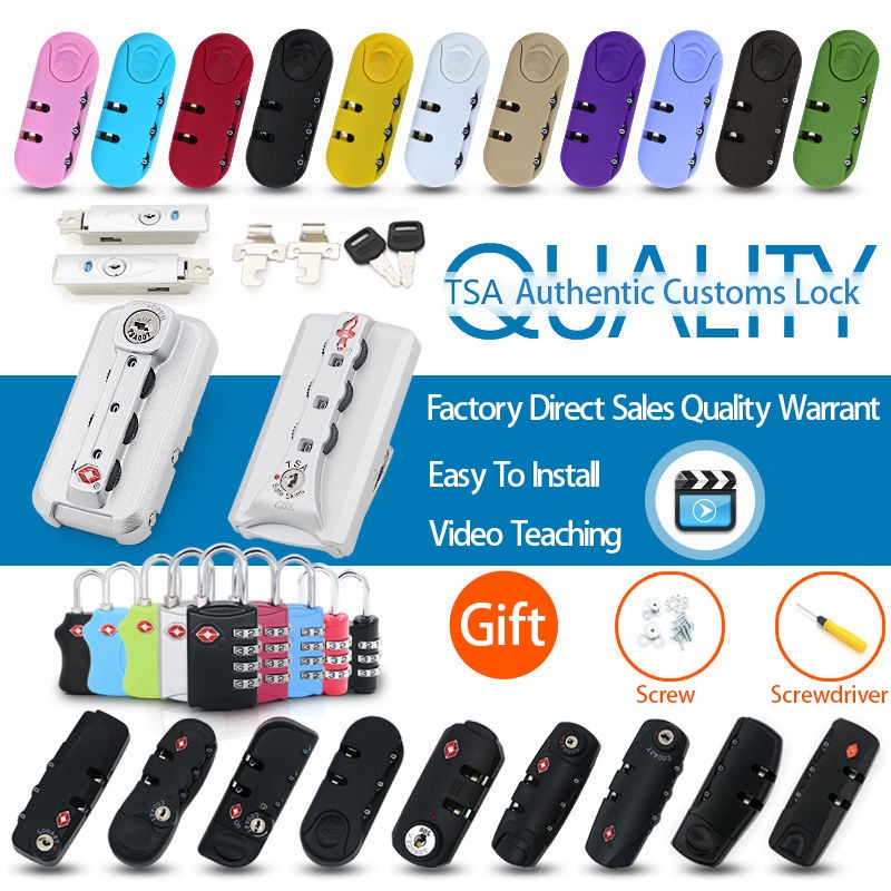TSA Customs Password Lock Multi-purpose Combination Lock For Travel ...