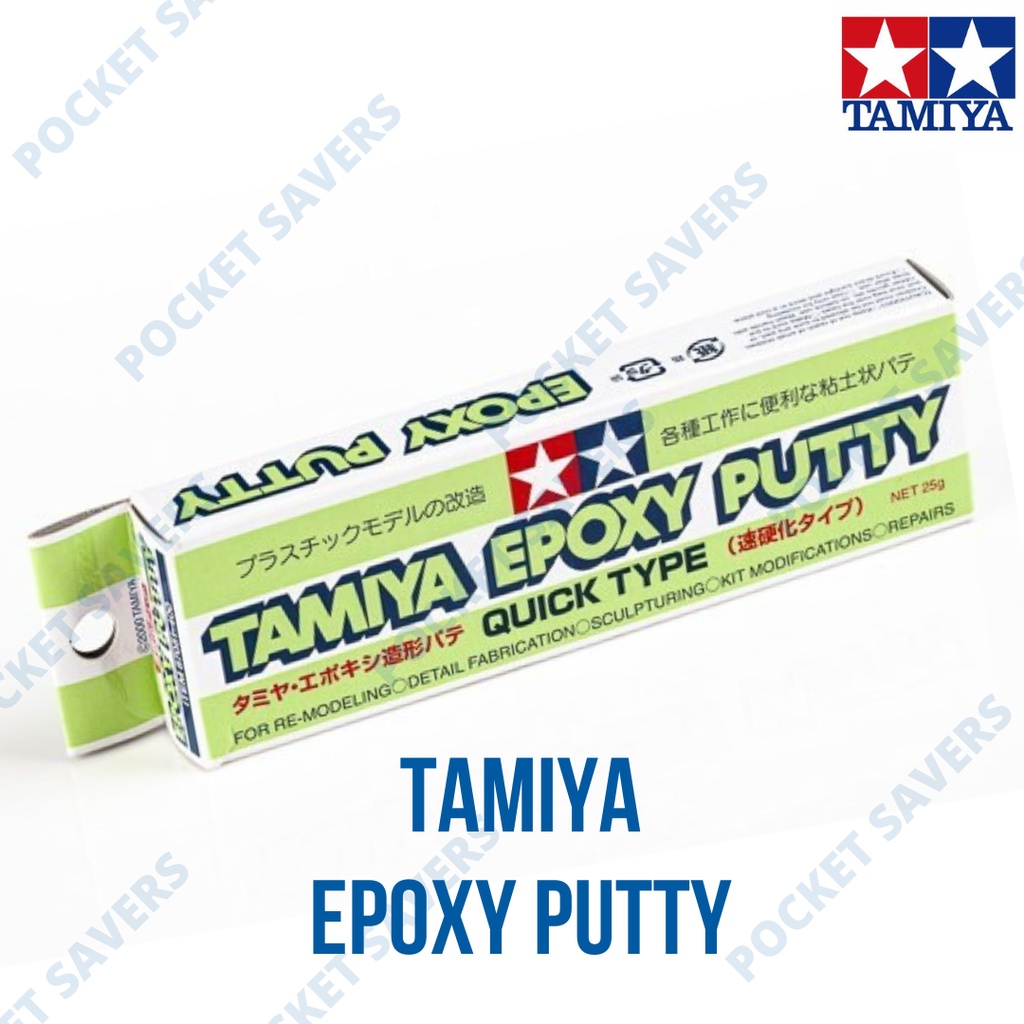 TAMIYA Epoxy Putty (Quick Type) 25 g with Hardener | Shopee Philippines
