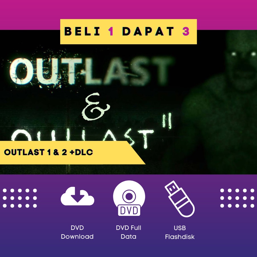 Outlast 1 & 2 + DLC | Original PC games | Shopee Philippines