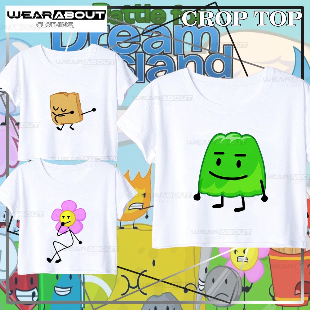 BFDI Shirt Crop top for teens and adults Col 3 I BFDI Col 3 | Shopee ...
