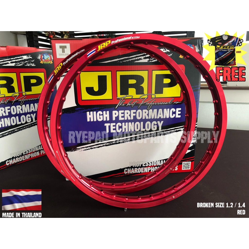 JRP THAILAND RIM 🇹🇭 NEW ARRIVAL, RED | Shopee Philippines