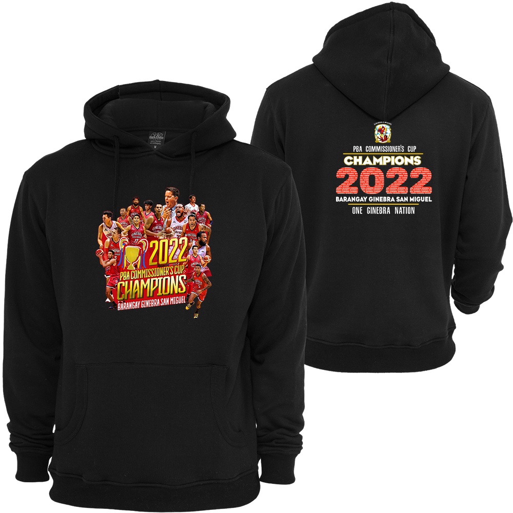 PBA BARANGAY GINEBRA SAN MIGUEL CHAMPION 2022-2023 HOODIE JACKET ...