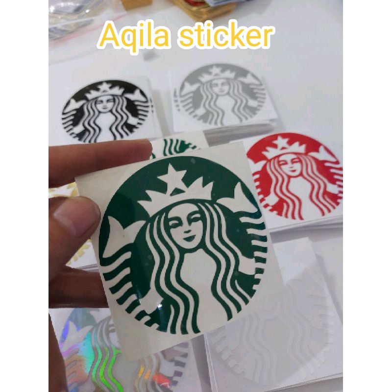 Starbucks Cutting Logo Sticker | Shopee Philippines