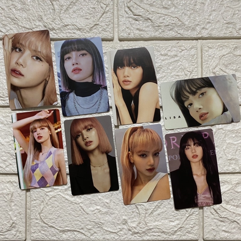 8pcs Blackpink Lisa Photocard Unofficial - Set A | Shopee Philippines