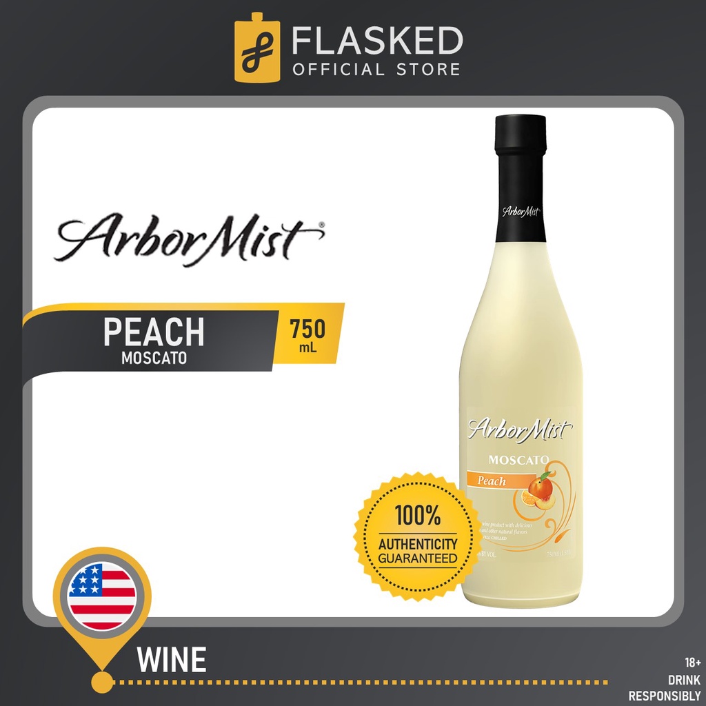 Arbor Mist Peach Moscato Wine 750mL | Shopee Philippines