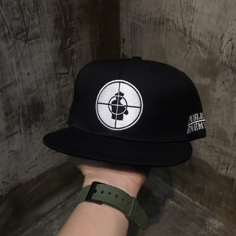 Snapback Caps Band Original PUBLIC Enemy'Solid Target' | Shopee Philippines