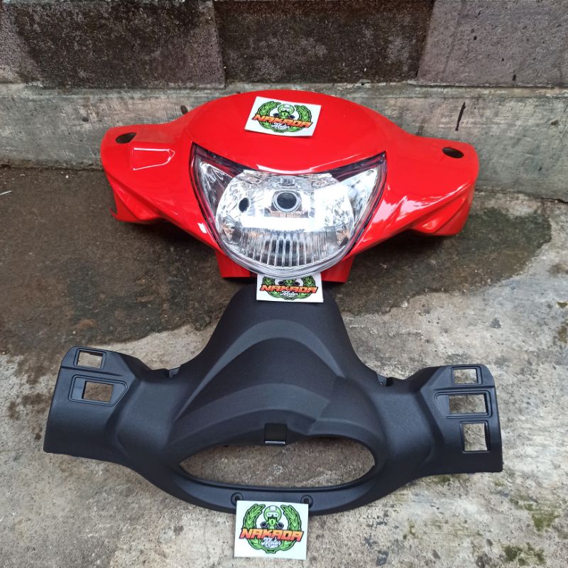 MERAH Smash FRONT REAR BATOK COVER NEW HEADLAMP SUZUKI SMASH NEW SMASH ...