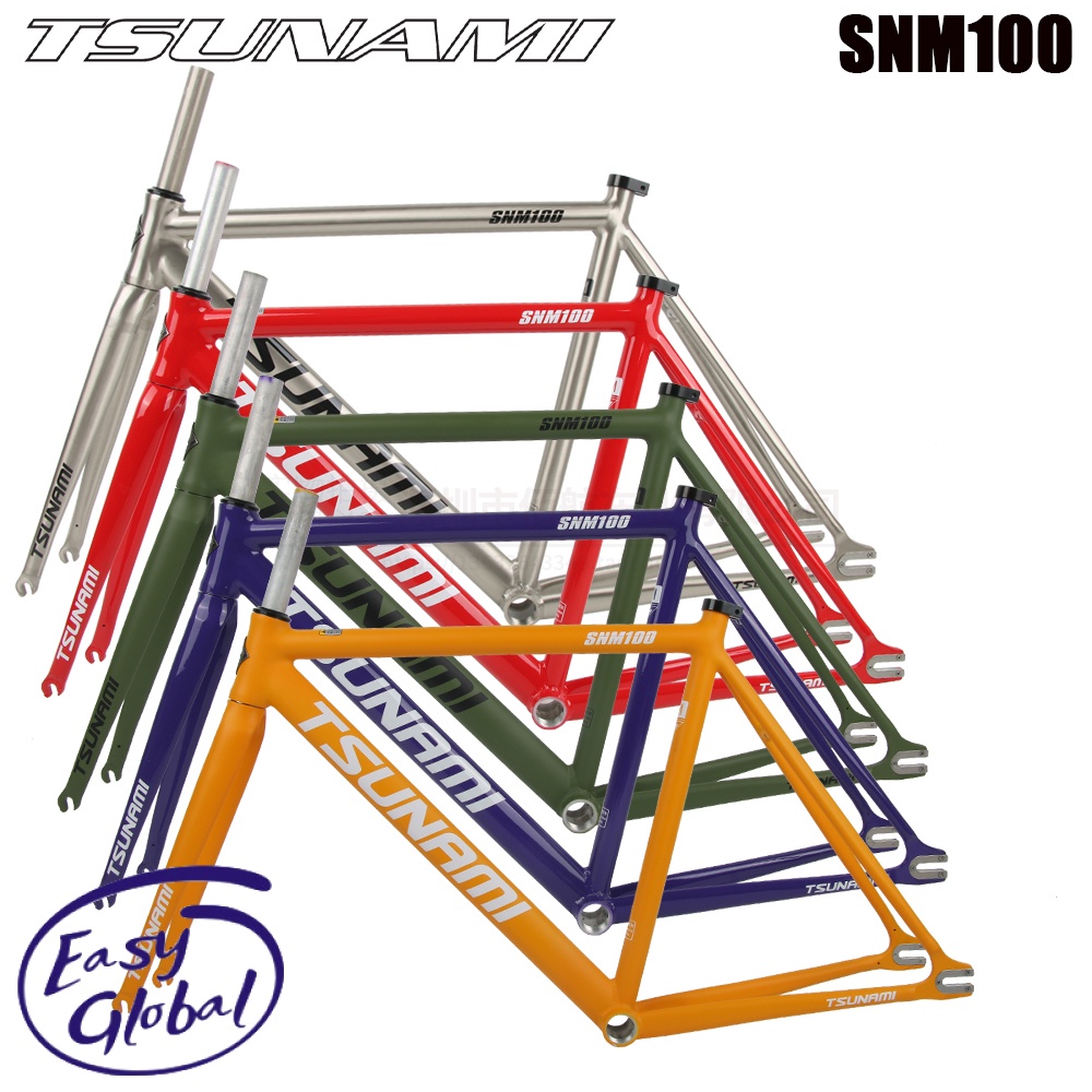 Tsunami Snm100 Fixed Gear Bicycle Frameset 49cm 52cm 55cm 58cm Aluminum ...