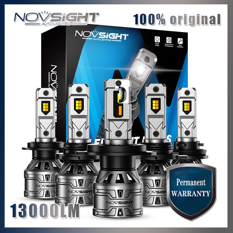Novsight N61T 13000LM H4 H7 H11 HB3 HB4 high low beam LED headlight ...