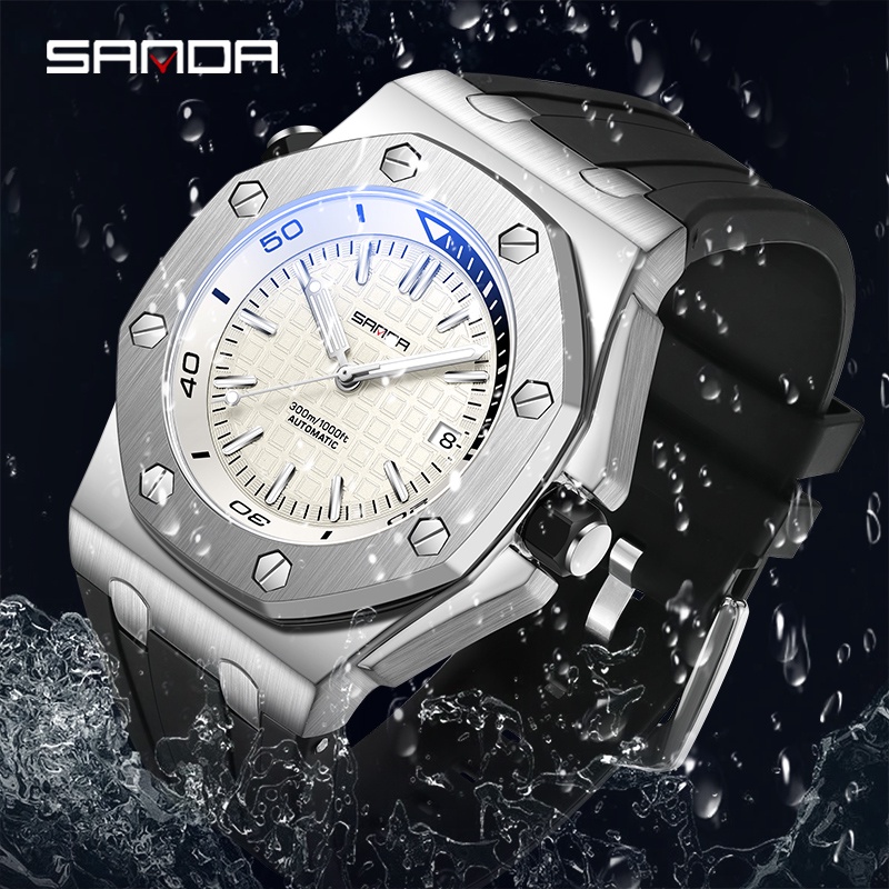 Sanda's new 7031 men's automatic mechanical movement watch fashion ...
