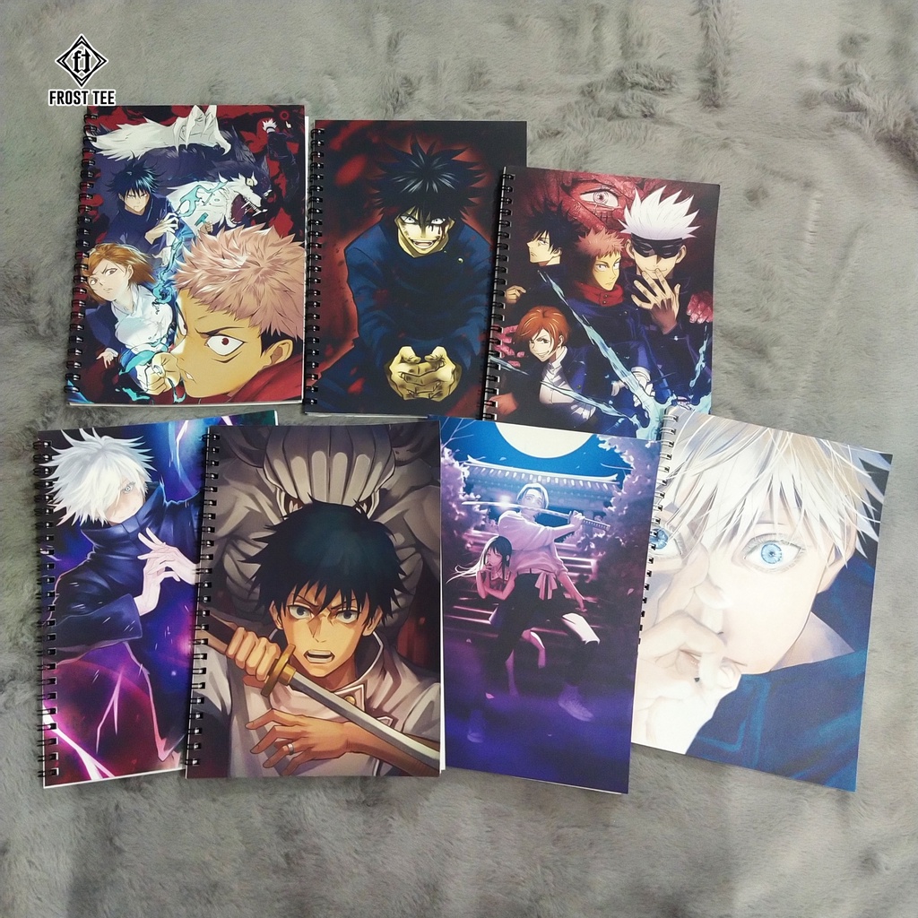 Jujutsu Kaisen Anime Notebook A5 Notebook | FROST TEE | Shopee Philippines