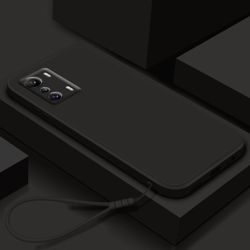 Casing Infinix Zero 5G Zero X Neo Zero X Pro S5 Lite Candy Color Phone Case Pure Color Straight ...