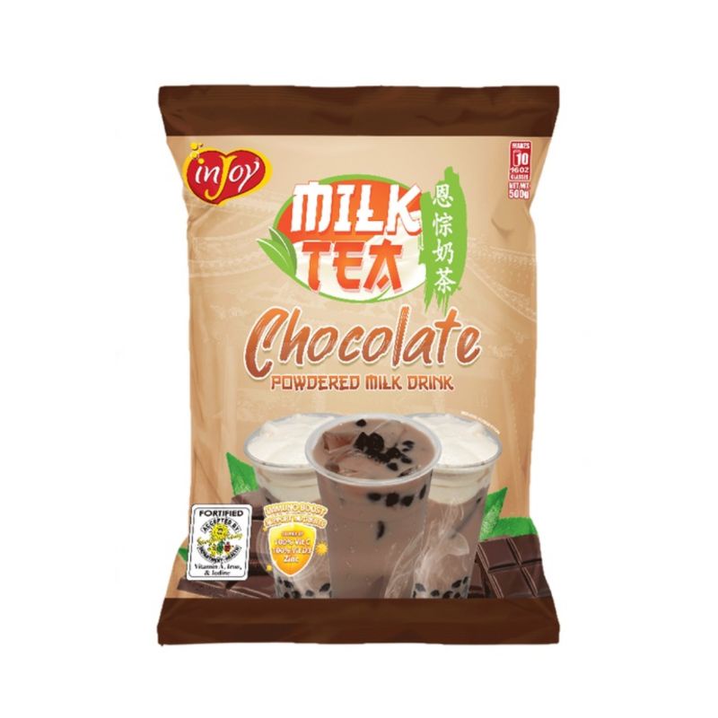 Injoy Chocolate Milktea 500g | Shopee Philippines