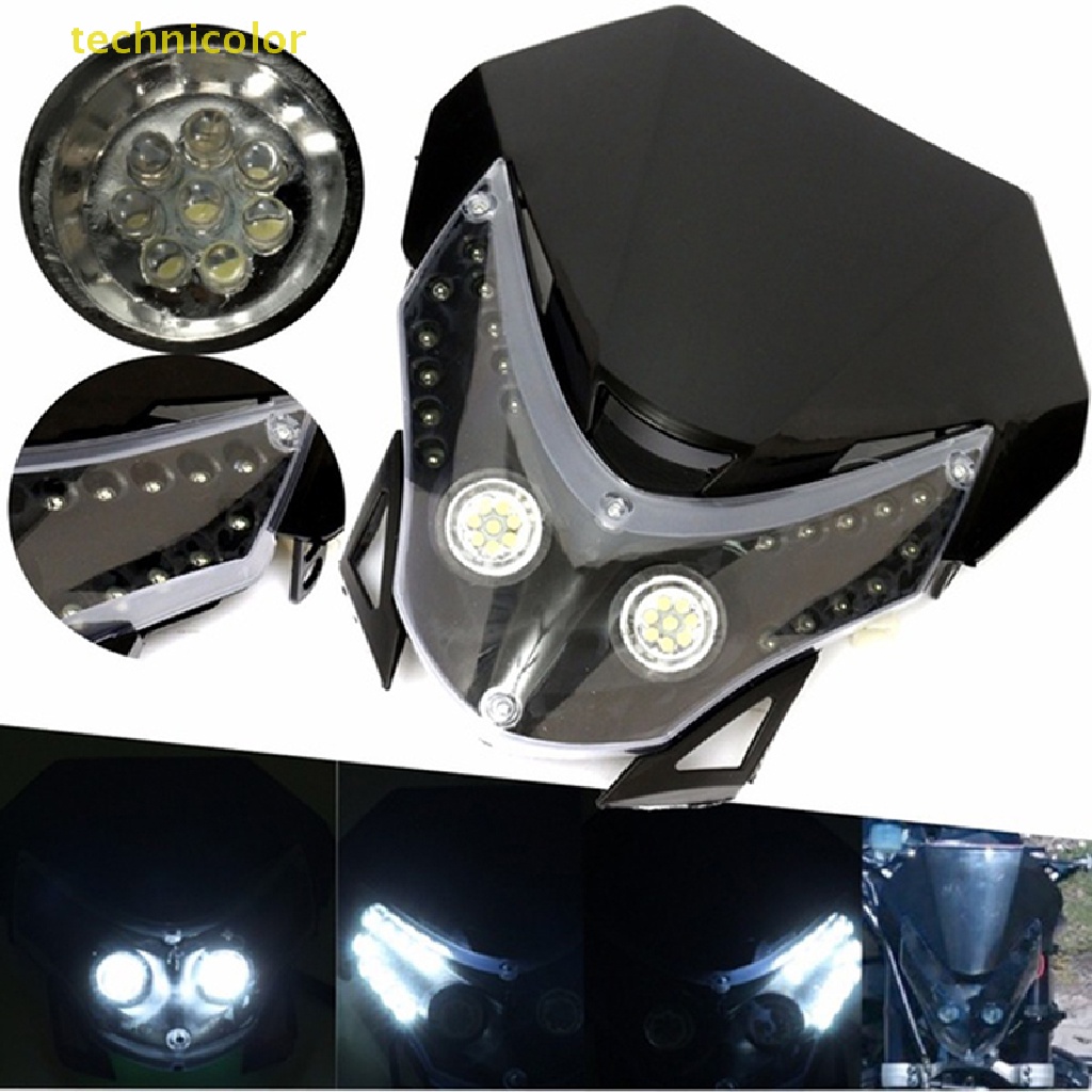 TCPH Universal Motorcycle Street Fighter Dirt Bike Headlight Fairing ...