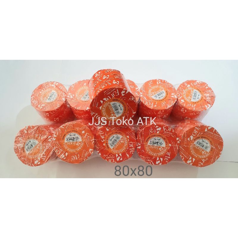 Thermal Paper roll FORTE Cash Register Paper 80x80 (per roll) | Shopee ...