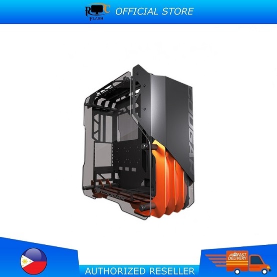 COMPUTER CASE COUGAR BLAZER MID-TOWER ALUMINUM OPEN-FRAME GAMING CASE W ...