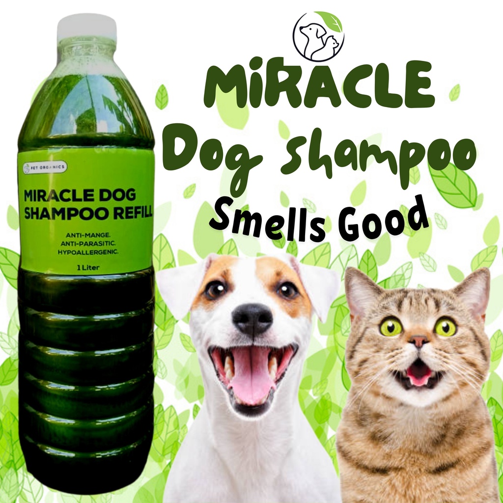 PET ORGANICS MIRACLE DOG SHAMPOO 1L | ANTI FUNGAL | CONTROL DANDRUFF ...