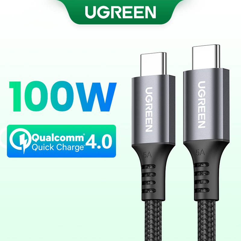 UGREEN 100W USB C to USB C Cable PD Fast Charging Cable 5A 100W Type C Cable for MacBook iPad ...