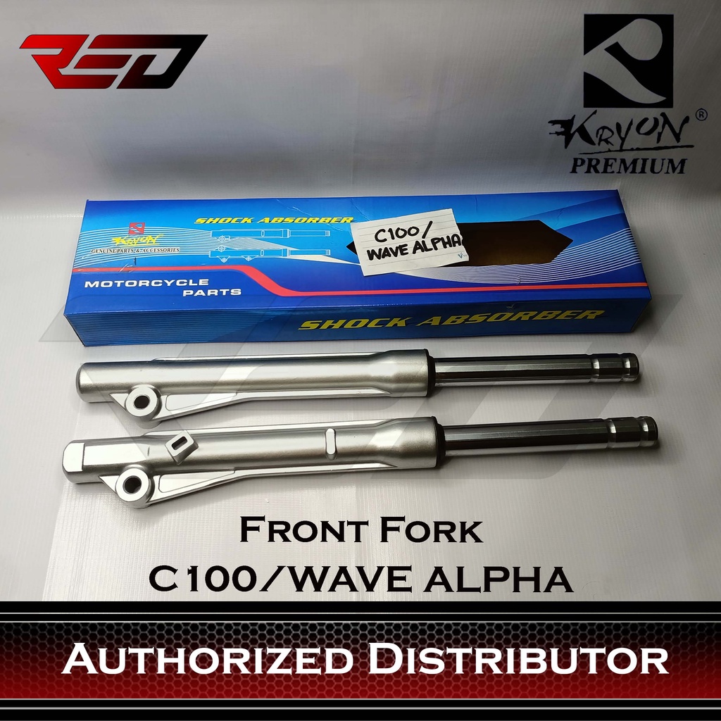 Front Fork Front Shock Assembly Kryon Barako / C100-Wave / CT100-Bajaj ...