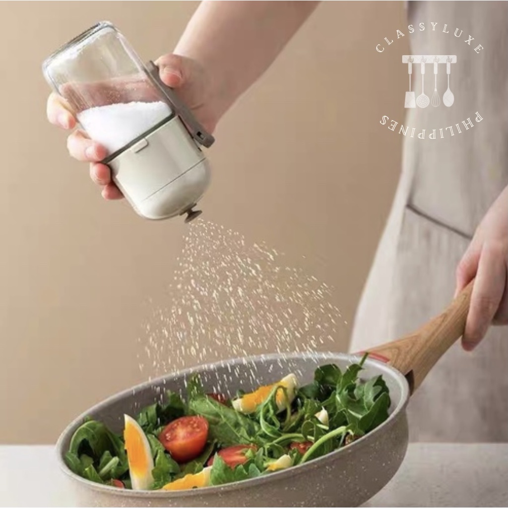 KITkitchen Salt Jar Seasoning Jar Fixed Gram Household Control Salt ...