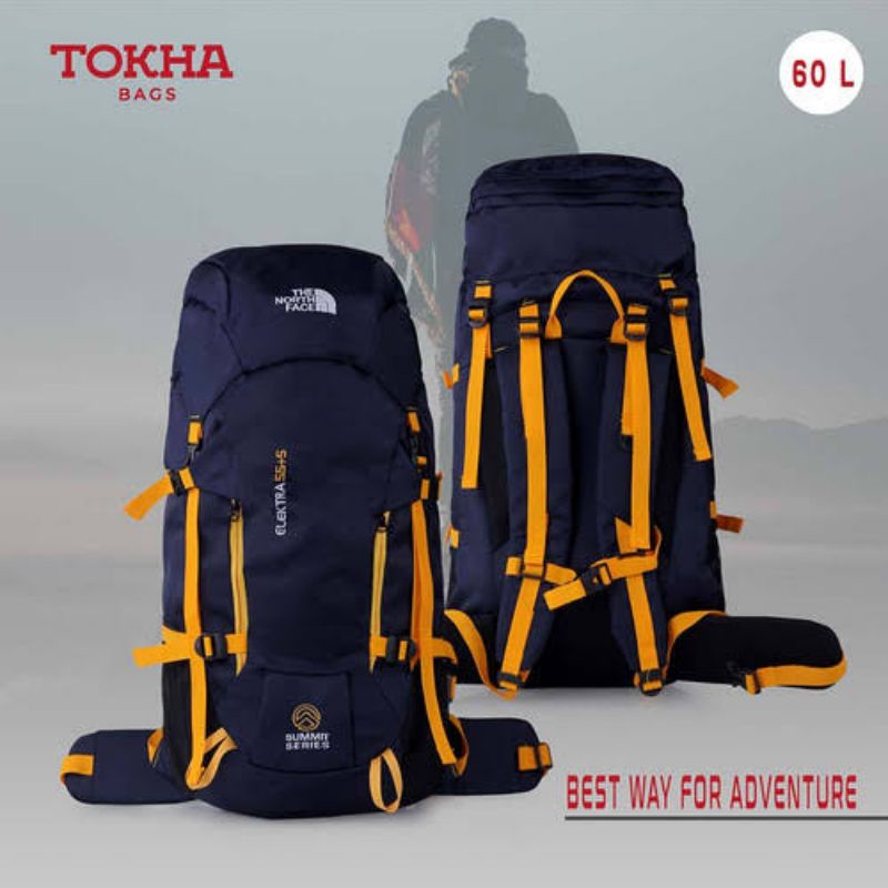 Tnf 50-Liter Mountain Bag Tnf Carrier Bag Tnf Outdoor Backpack | Shopee ...