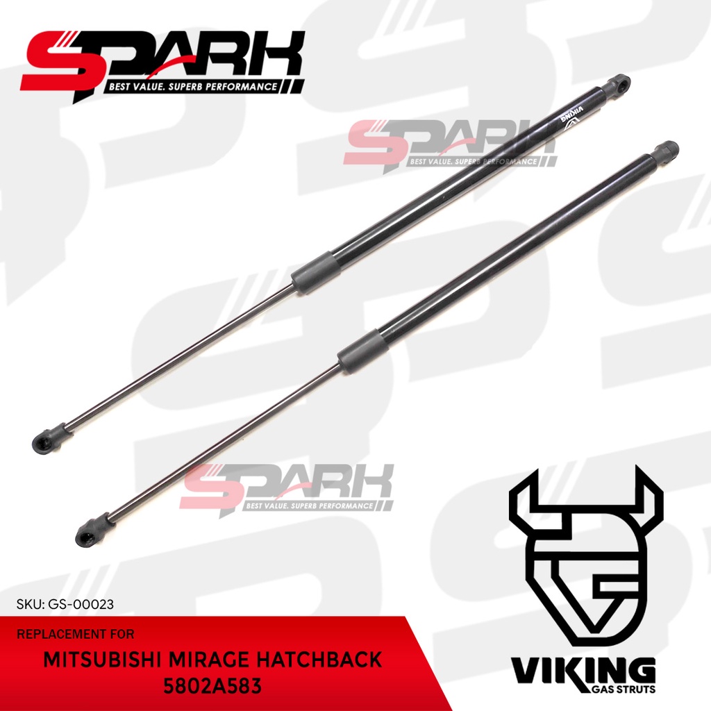 (1 Pair) Gas Strut Back Door Stay Damper Stay for Mitsubishi Mirage ...