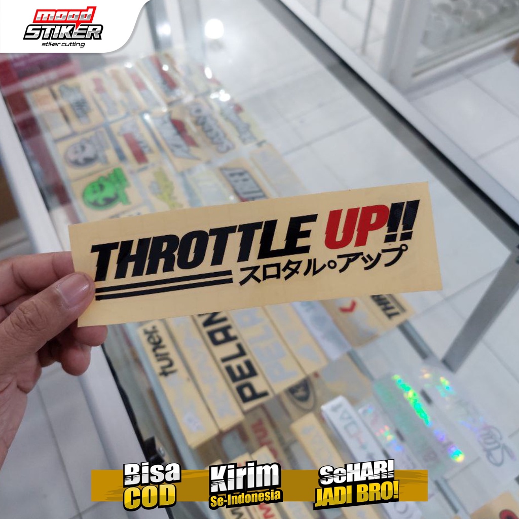 Sticker Cutting Throttle up & Hologram | Shopee Philippines