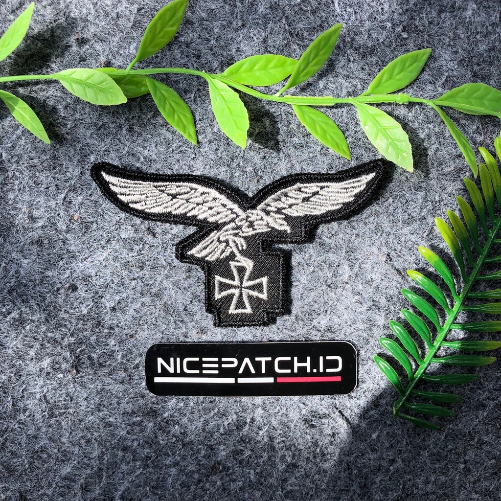 Luftwaffe Patch Eagle World War Two Logo Merchandise Emblem Embroidered ...